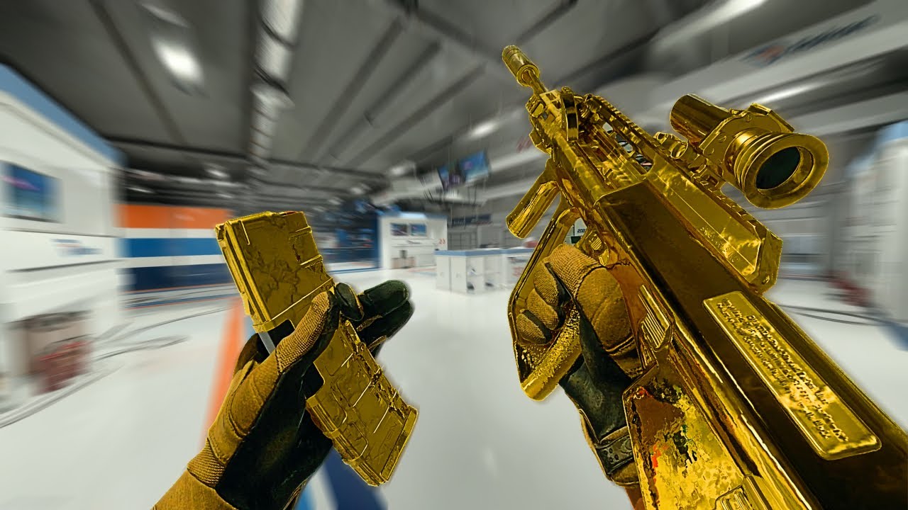 gold camo looks amazing on MWII... (2 Gunships Gameplay, Call of Duty ...