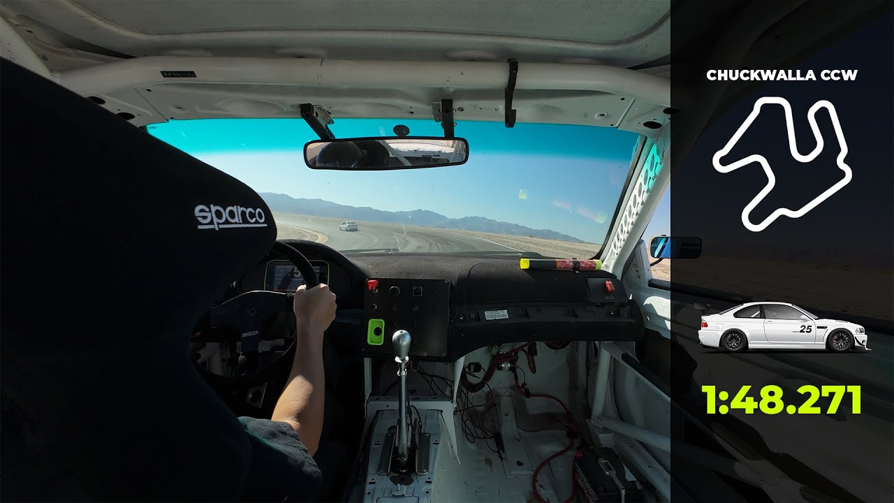 BMW E46 M3 @ Chuckwalla CCW - 1:48.271 - YouTube
