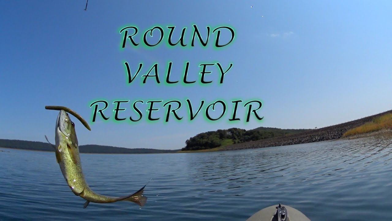 Kayak Fishing ROUND VALLEY RESERVOIR - YouTube