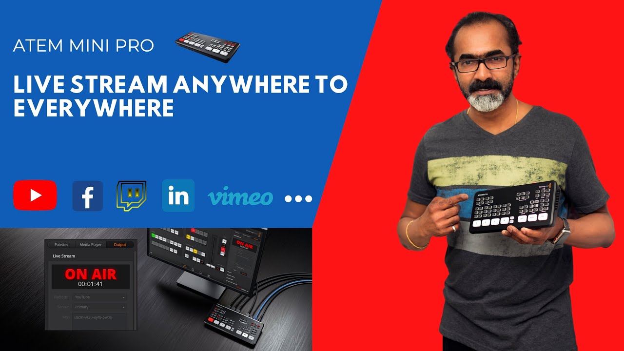 ATEM MINI PRO: Live stream anywhere to everywhere - YouTube