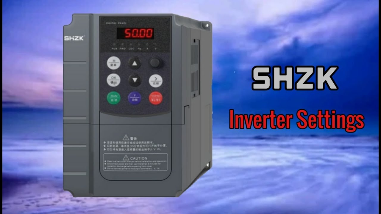 CARA SETTING INVERTER SHZK - YouTube