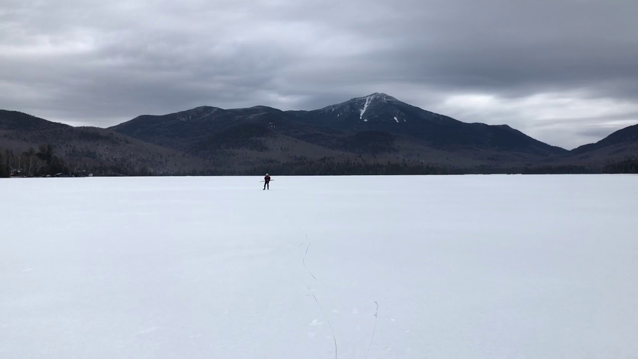 Skating on Lake Placid - YouTube