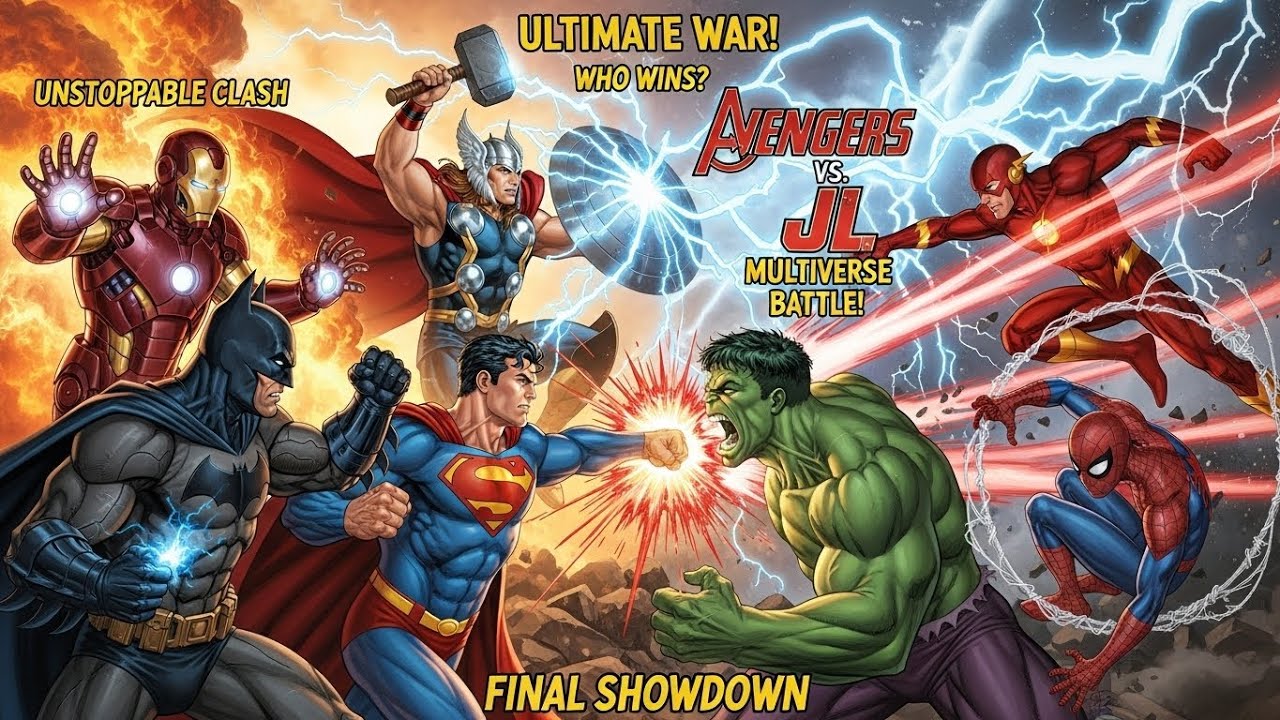 SUPERHERO MEGA BATTLE - Marvel vs DC Ultimate Showdown - YouTube