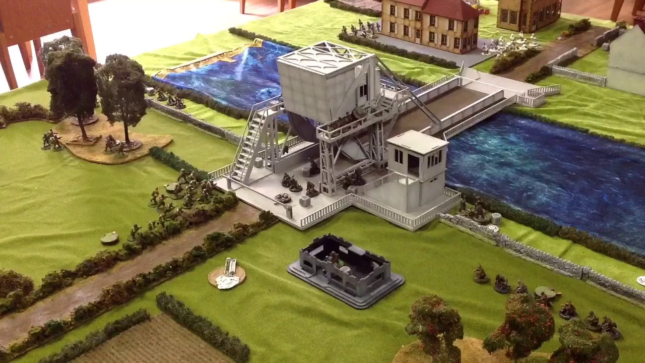Pegasus Bridge The Re-Run, 3 a side, 1000pts Each. A Bolt Action Video ...
