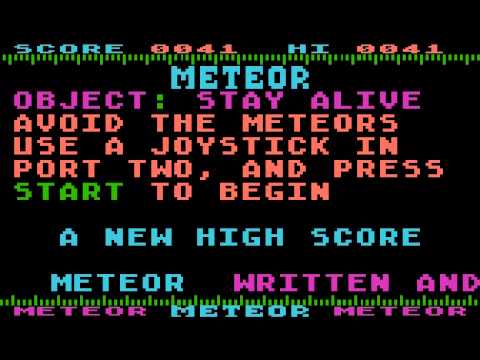 meteor for Atari 8-bit - YouTube