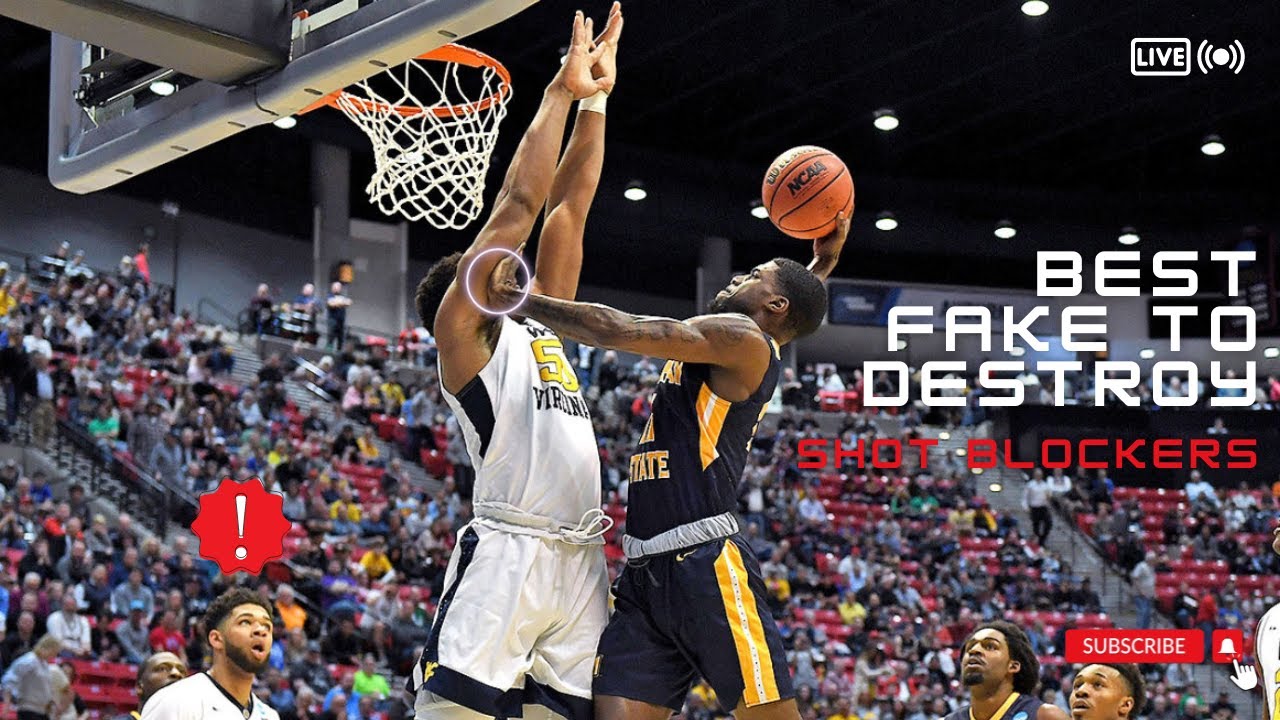 BEST FAKE TO DESTROY SHOT BLOCKERS😮👉 #basketball #hoops - YouTube