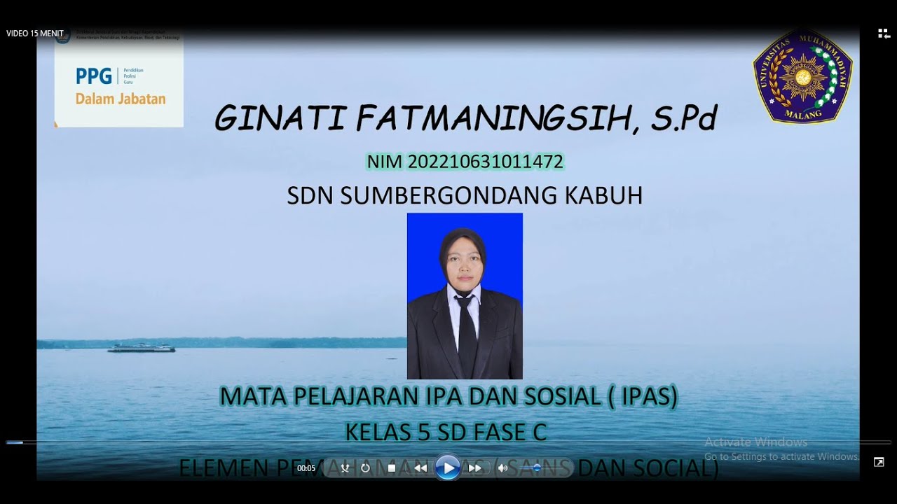 PPL 2 PJBL MATPEL IPAS KELAS 5 SD FASE C ELEMEN PEMAHAMAN IPAS - YouTube