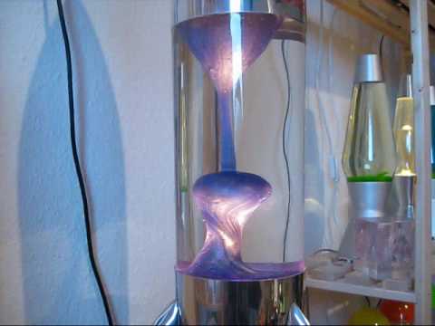 Lava Lamp Mathmos Lunar Metallic Purple.wmv - YouTube