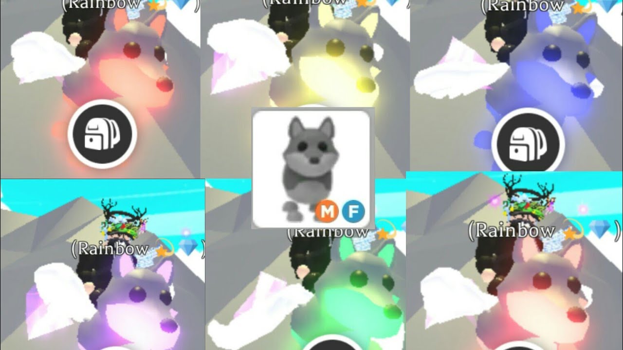 !HAGO MI PRIMER PET MEGA NEON!😉😮 (LOBO MEGA NEON) | Adopt Me | Roblox ...