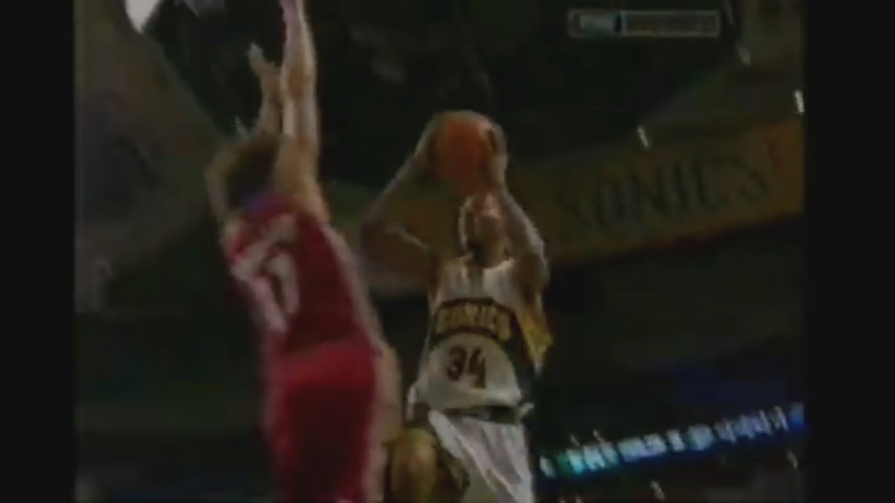 Ray Allen 27 Points Vs. Cavaliers, 2004-05. - YouTube