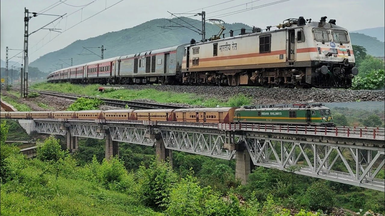 Arrival Of Dhanbad Express + Podanur - Barauni Express | Rayagada ...