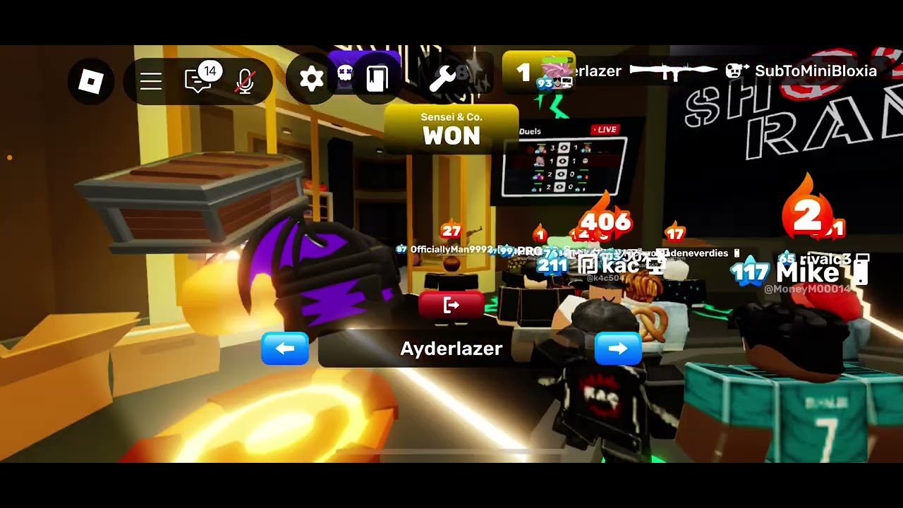 I got in @MiniBloxia server from his livestream not clickbait in rivals ...