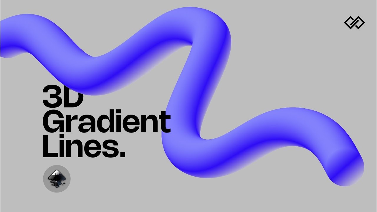 3D gradient lines using inkscape | Liquid fluid lines in inkscape ...
