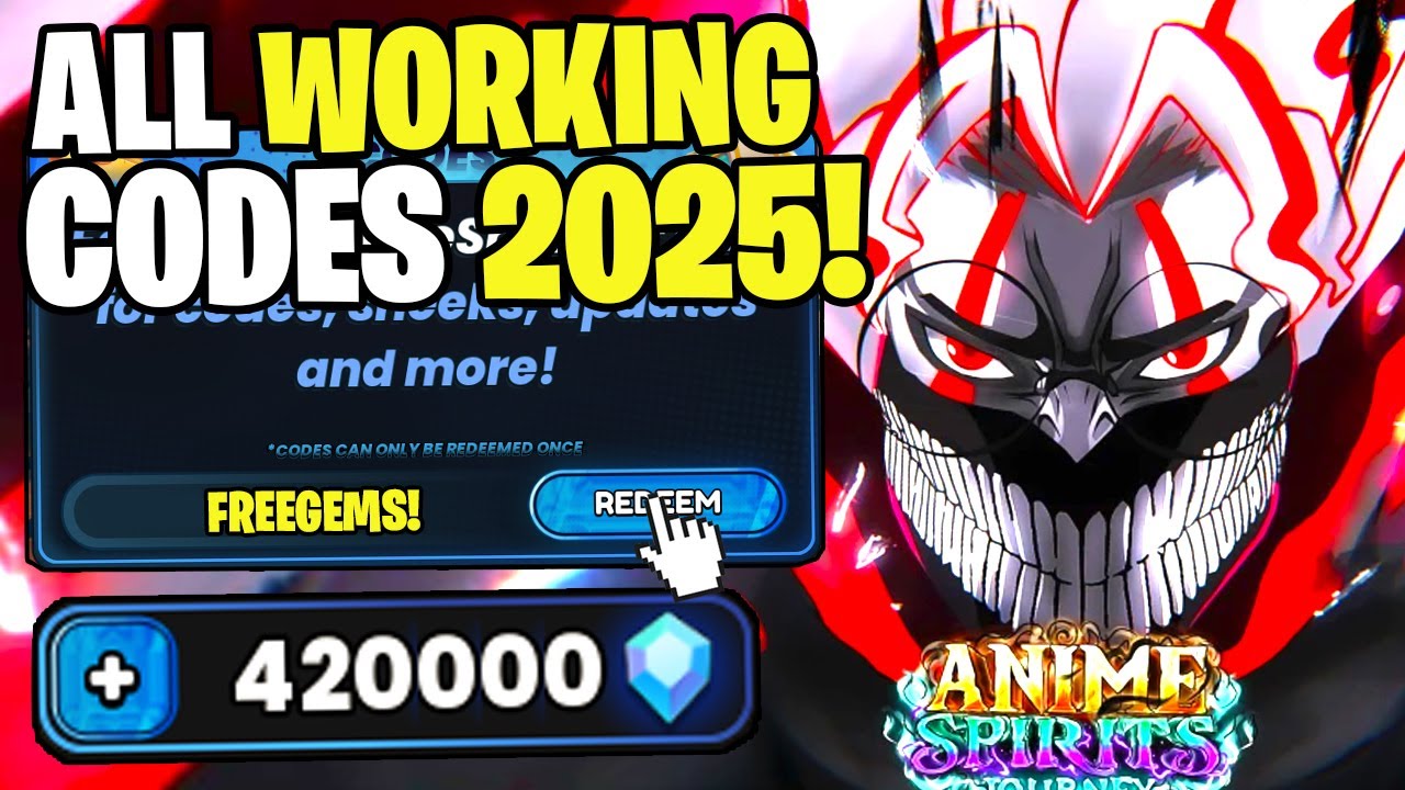 *NEW* ALL WORKING CODES FOR ANIME SPIRITS JOURNEY IN 2025! ROBLOX ANIME ...