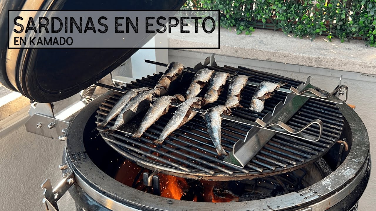 Sardinas en espeto en kamado: las sardinas a la brasa a la española más ...