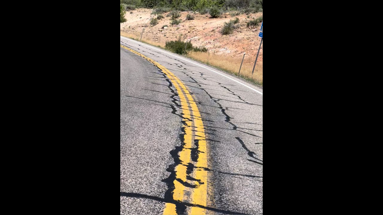 Motorcycle Tip: Be Wary of “Tar Snakes” - YouTube