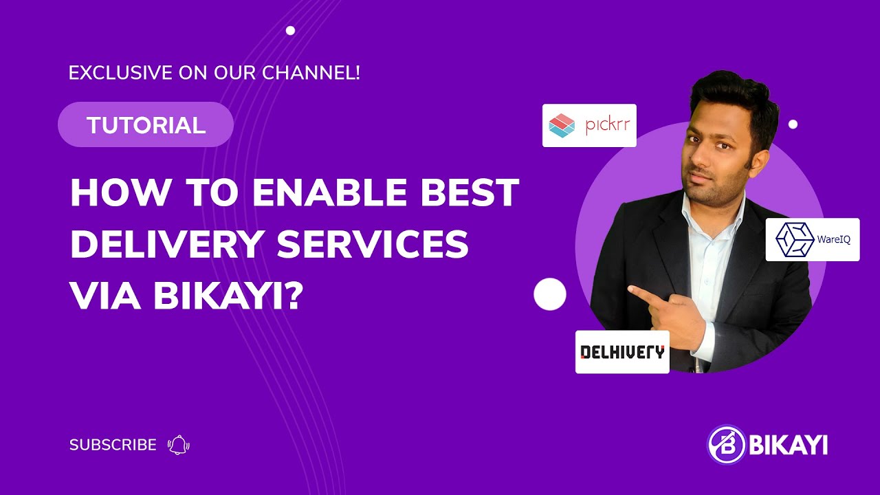 Enable best delivery services within Bikayi | Integrated with Top ...