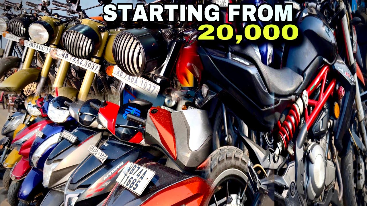 Used Bike Starting From ₹20,000 Only | Second Hand Bike Sale At Eastern ...