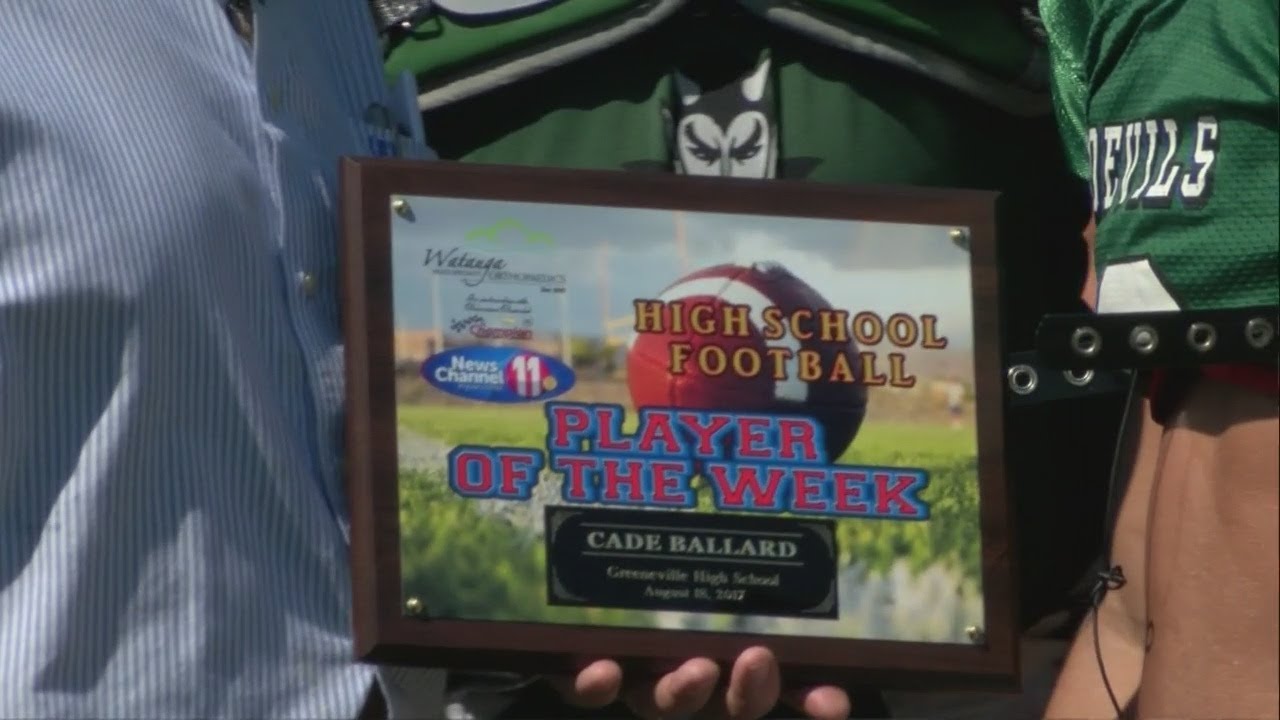 Greeneville Quarterback Cade Ballard is the Week One Player of the Week ...