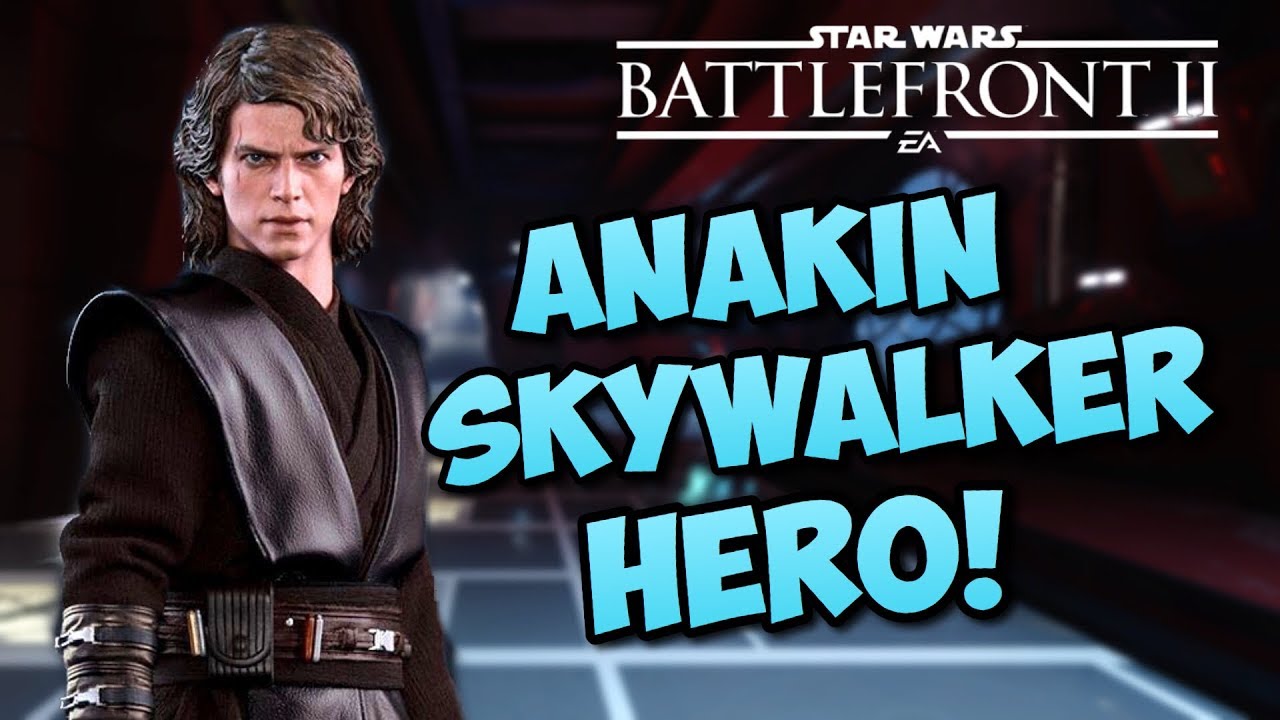 Star Wars Battefront 2 ANAKIN SKYWALKER New Hero Gameplay! - PC Mod ...