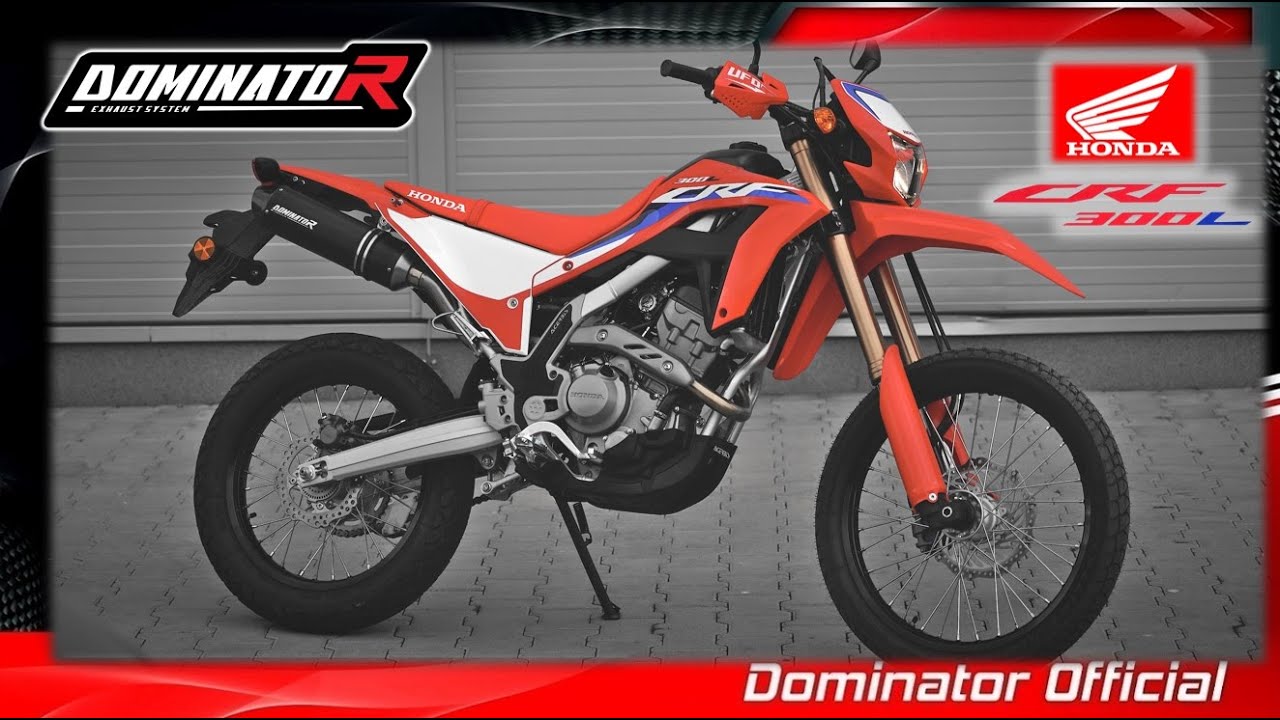 Honda CRF 300L | Dominator Exhaust Sound | DYNO Test - YouTube