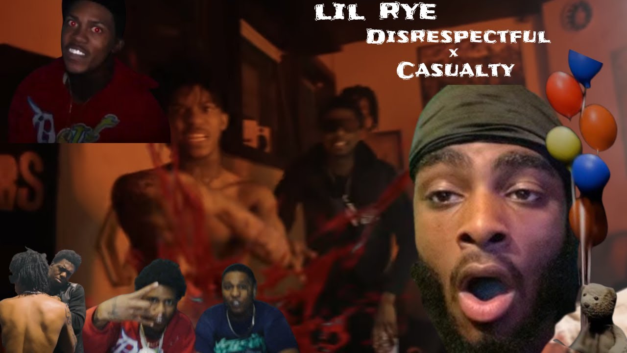 LIL RYE TO CRAZY - Disrespectful , Casualty (Official Video) (Reaction ...