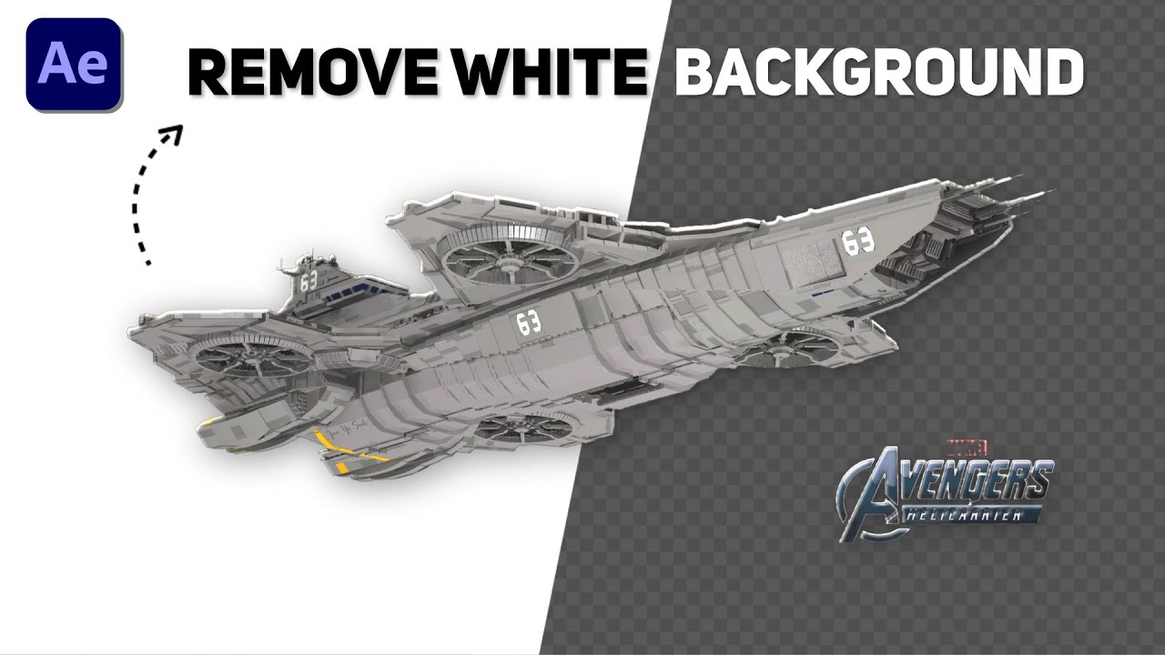 How to REMOVE White Background of an Image in AFTER EFFECTS - YouTube