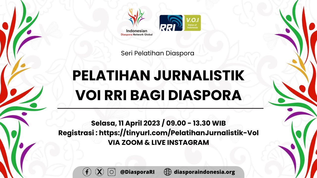 Pelatihan Jurnalistik VoI RRI untuk IDN Global - YouTube