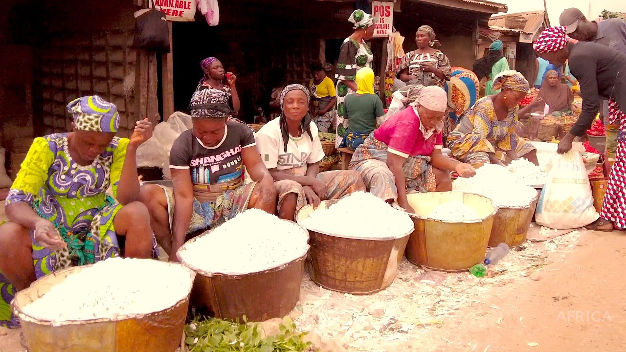 Oja-Oba Main Market in African Biggest City of Ibadan Nigeria - YouTube