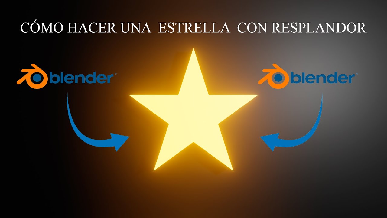 COMO HACER UNA ESTRELLA CON RESPLANDOR EN BLENDER #blender3d #blender # ...