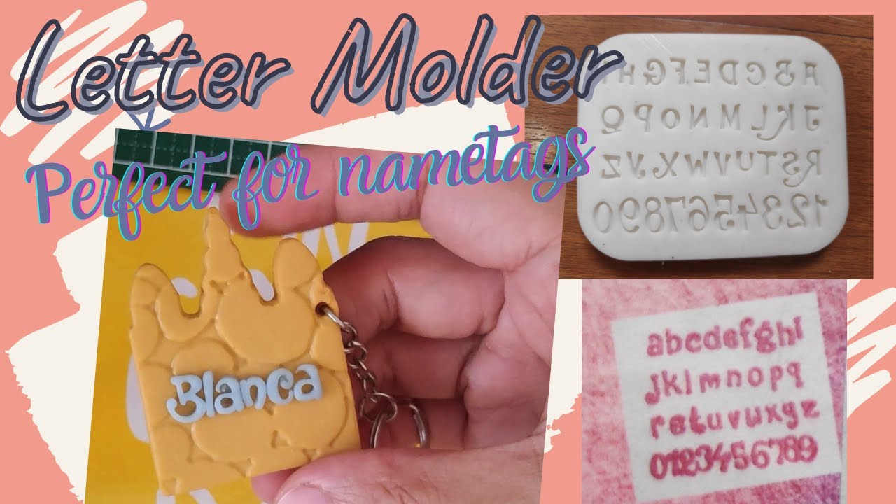 FADC Letter Molder "JEWEL" / Airdry Clay Tutorials - YouTube