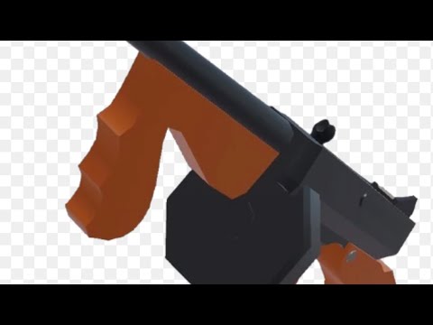 I finally got the Tommy gun skin for my assault rifle in Roblox rivals ...