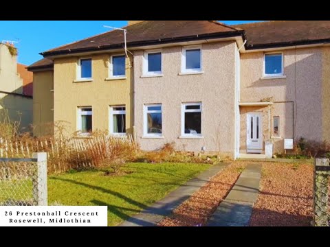 SOLD - 26 Prestonhall Crescent, Rosewell, Midlothian, EH24 9BQ - YouTube