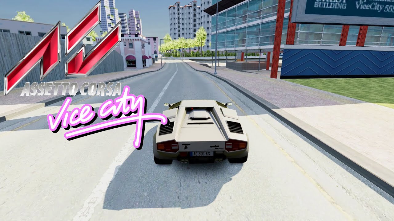 Assetto Corsa | GTA Vice City Map - YouTube