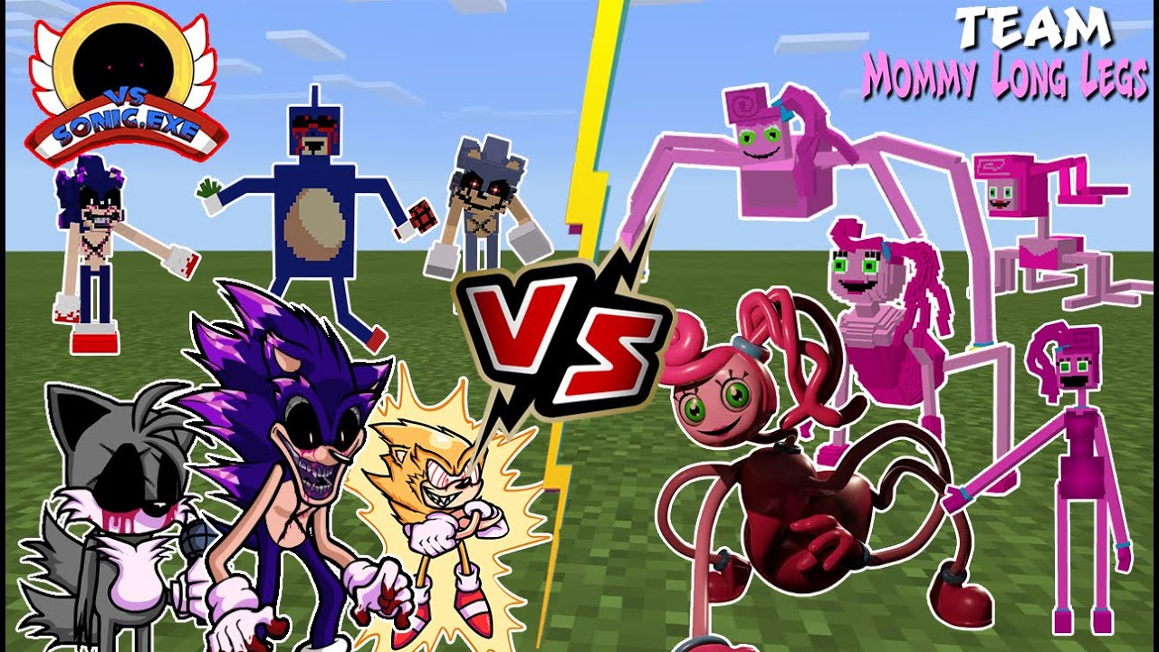 Team Mommy Long Legs VS Sonic.EXE 2.0 FNF [Friday Night Funkin'] - YouTube