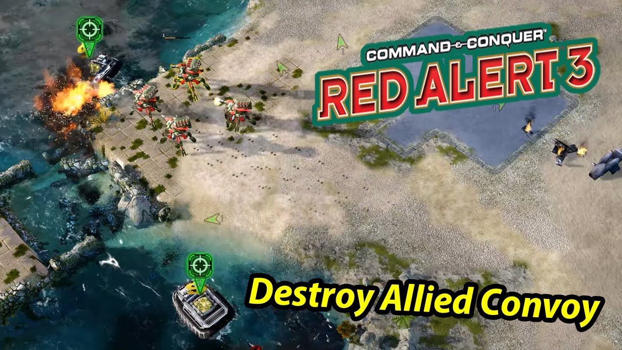 Red ALERT 3 Uprising - Soviet Campaign Mission 3 - YouTube