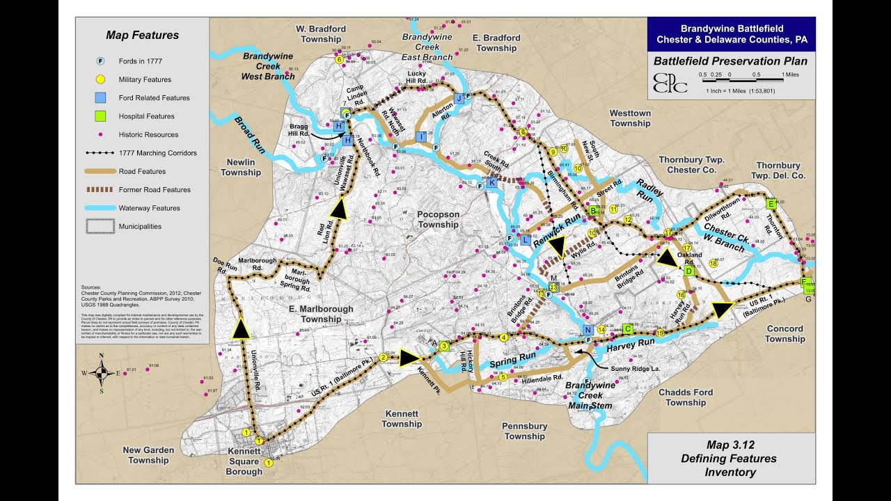 Brandywine Creek Battle Map