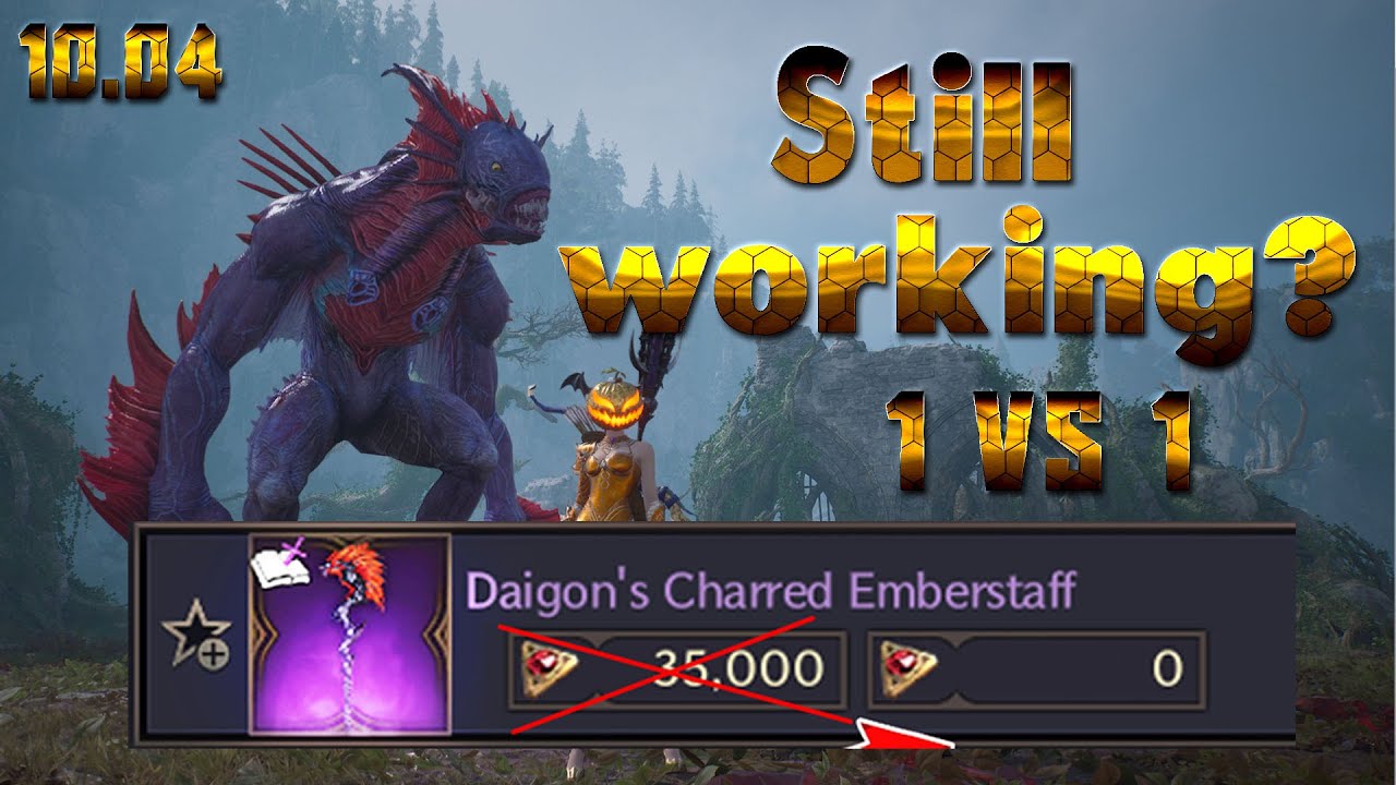 Daigon 1v1 in Throne and Liberty 10.04 – Solo kill Daigon Staff For ...
