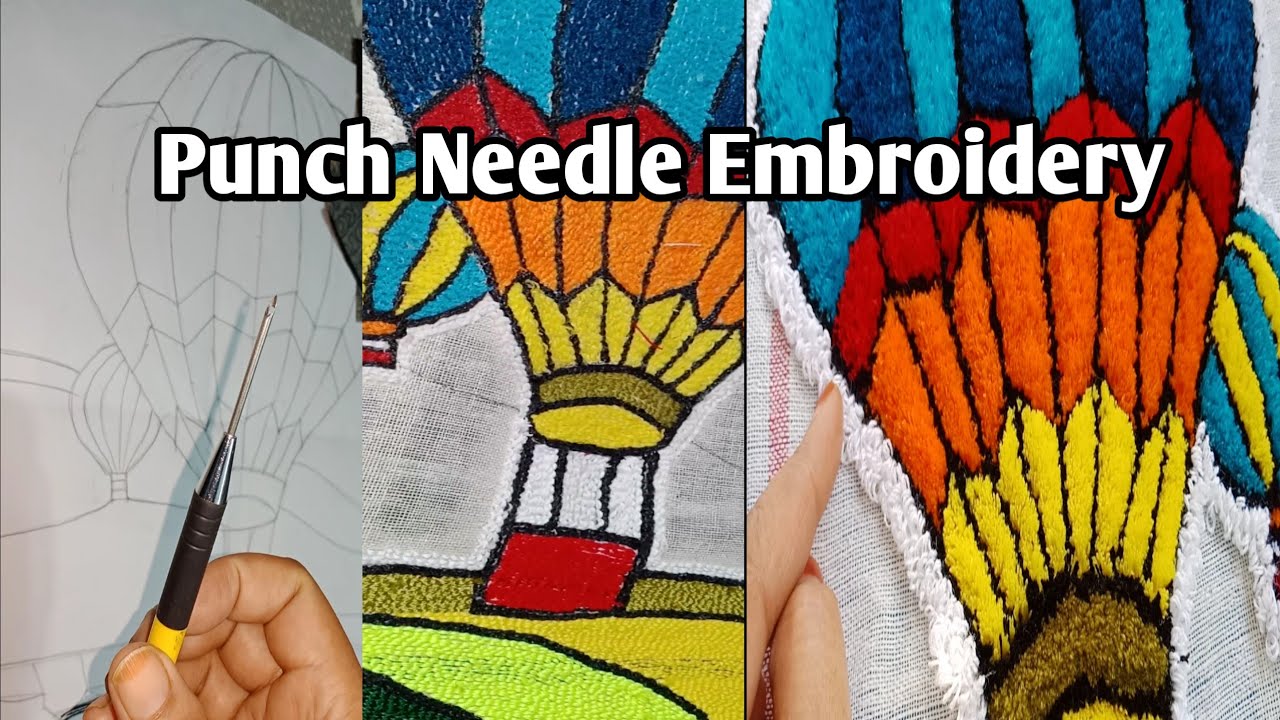 Punch Needle Work For Beginners||Punch Needle Wallmate||Punch Needle ...