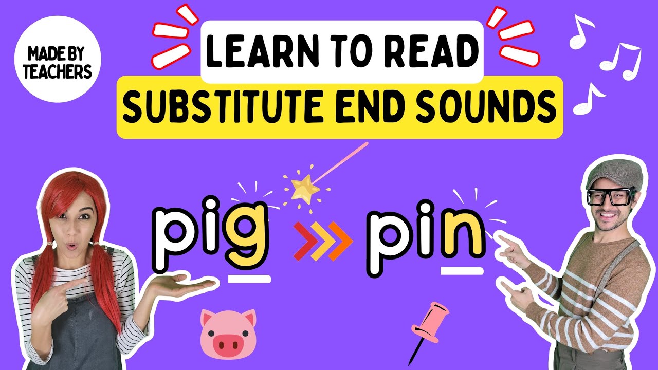 Substituting Ending Sounds | Phonemic Awareness Song for Kids - YouTube