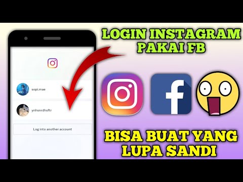 Cara Masuk Instagram Lewat Facebook Tanpa Kata Sandi - YouTube