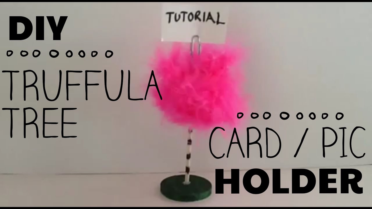Truffula Tree Card/Picture Holder - YouTube