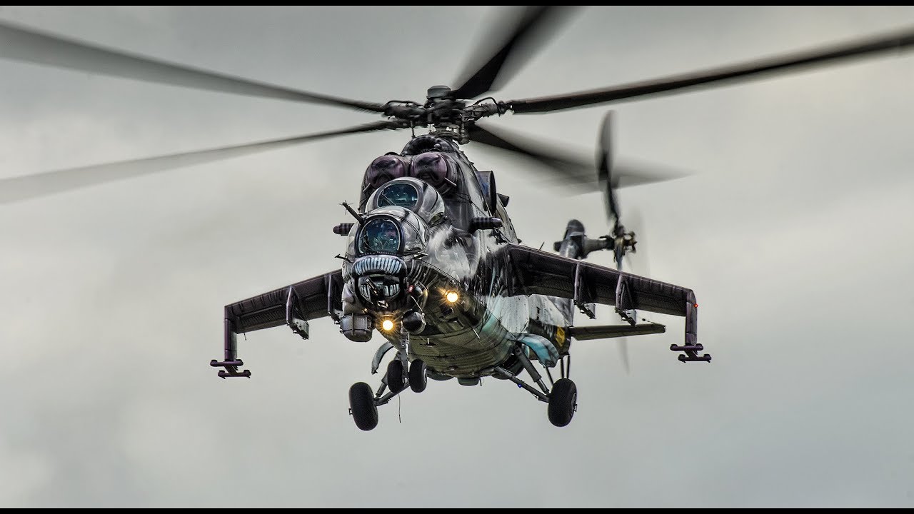 Mi-35 Hind - Czech Air Force - The Alien tiger. - YouTube