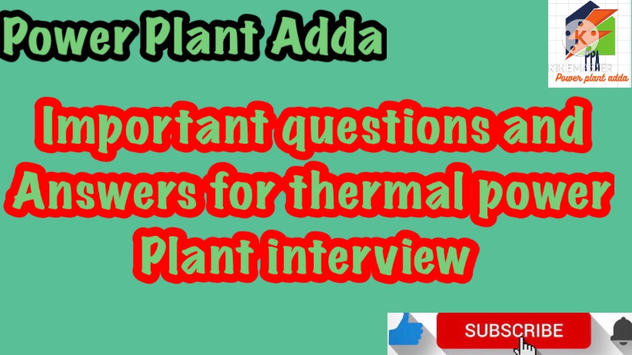#Thermalpowerplant #turbine #Boiler || Important questions and answers ...