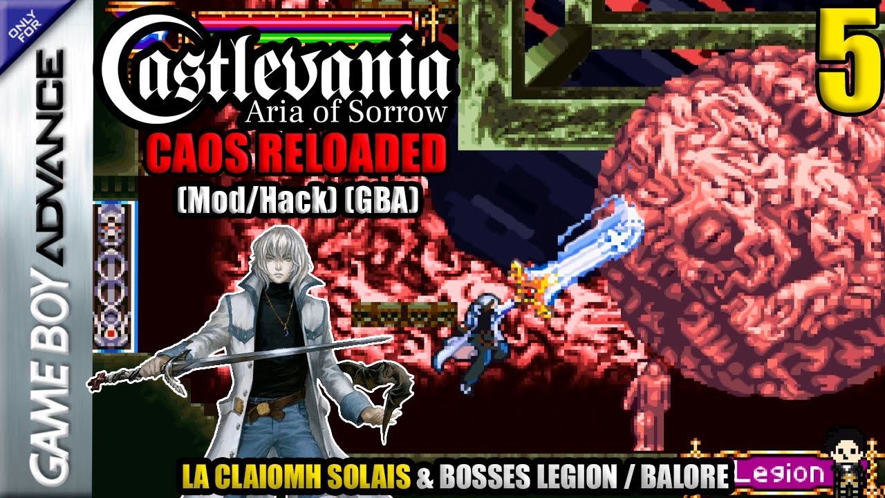 Castlevania: AoS Caos Reloaded (Mod/Hack)(GBA) Ep.-05 LA CLAIOMH SOLAIS ...