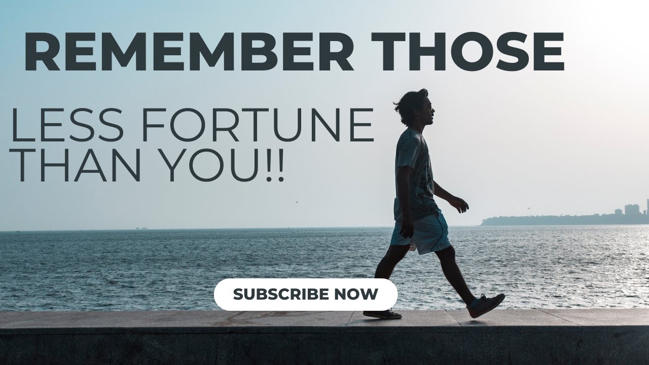 Remember and help someone less fortunate than you are | less fortunate ...
