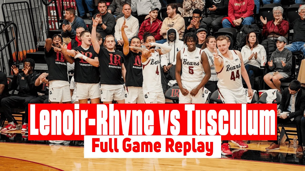 Lenoir-Rhyne vs Tusculum Full Game Replay | SAC Men's Basketball - YouTube