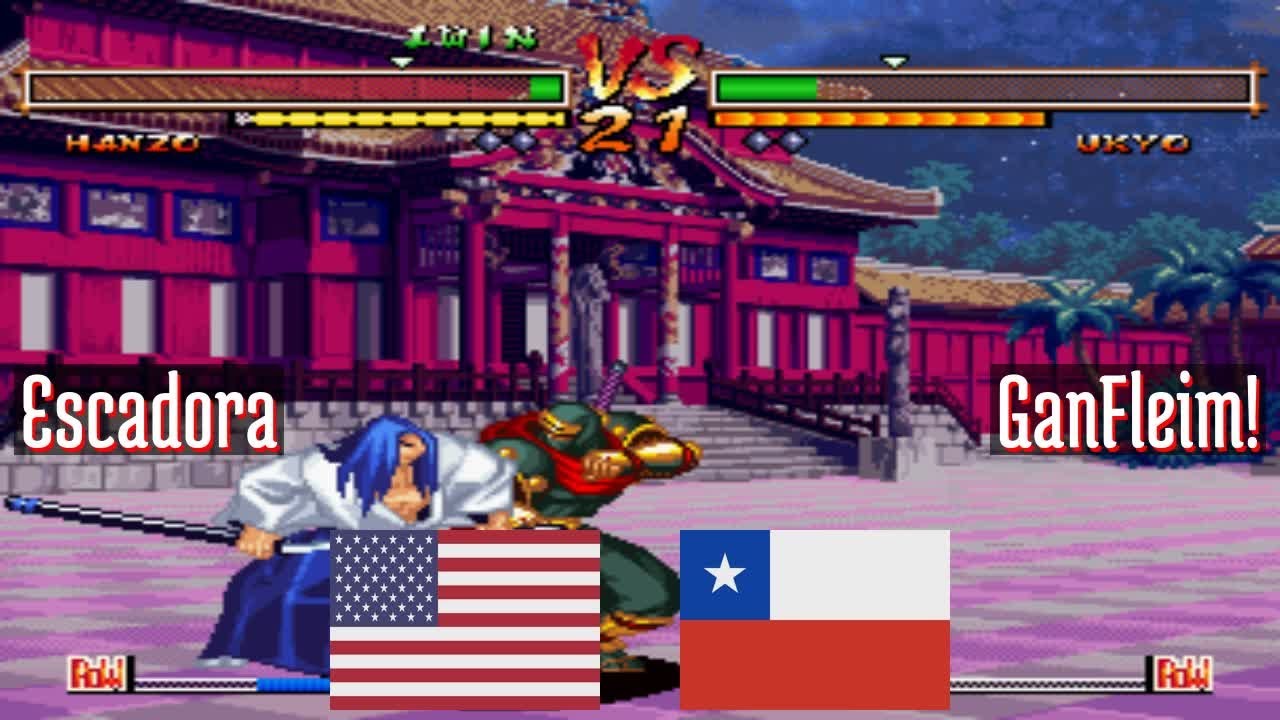 @samsh5sp: Escadora (US) vs GanFleim! (CL) [Samurai Shodown V Special ...