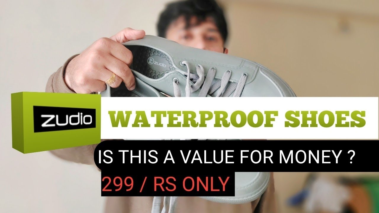 Zudio waterproof shoes only at 299 | Best Waterproof Shoes for monsoon ...