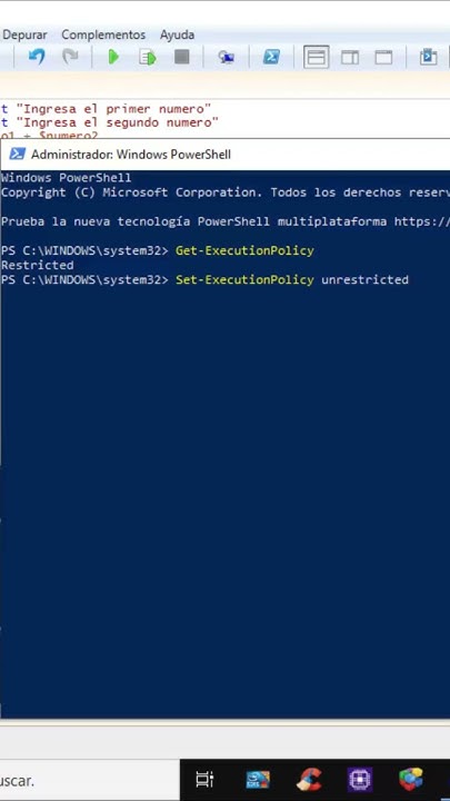 Powershell activar ejecucion de scripts #tutorial #windows # ...